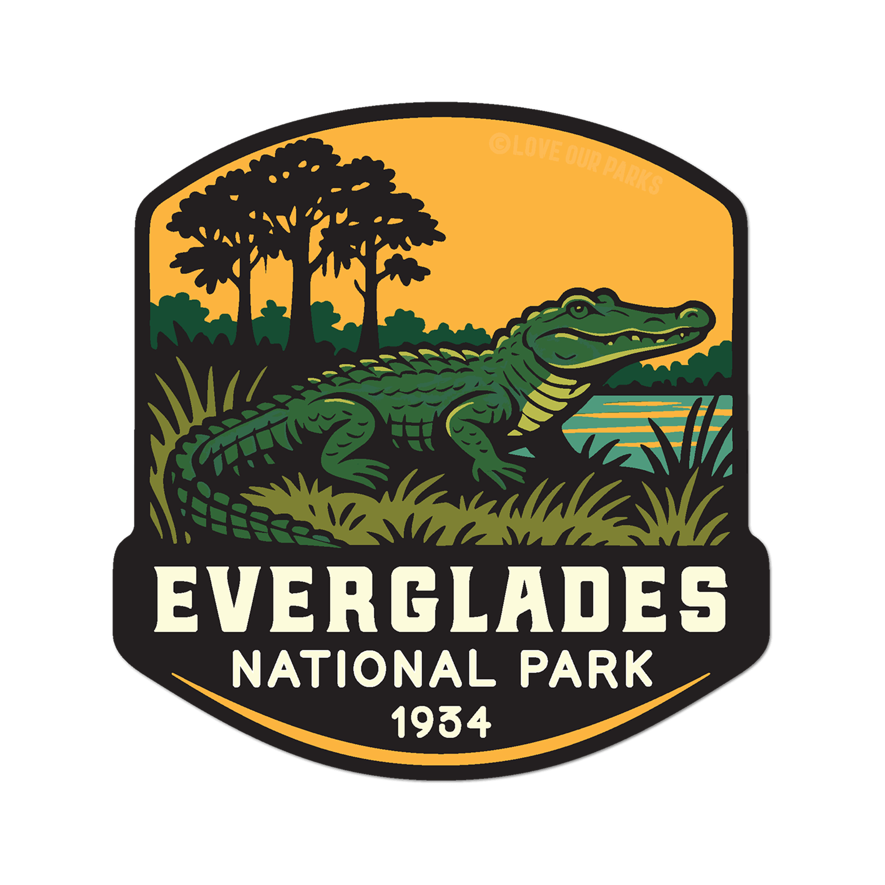 Everglades National Park Sticker – Love Our Parks