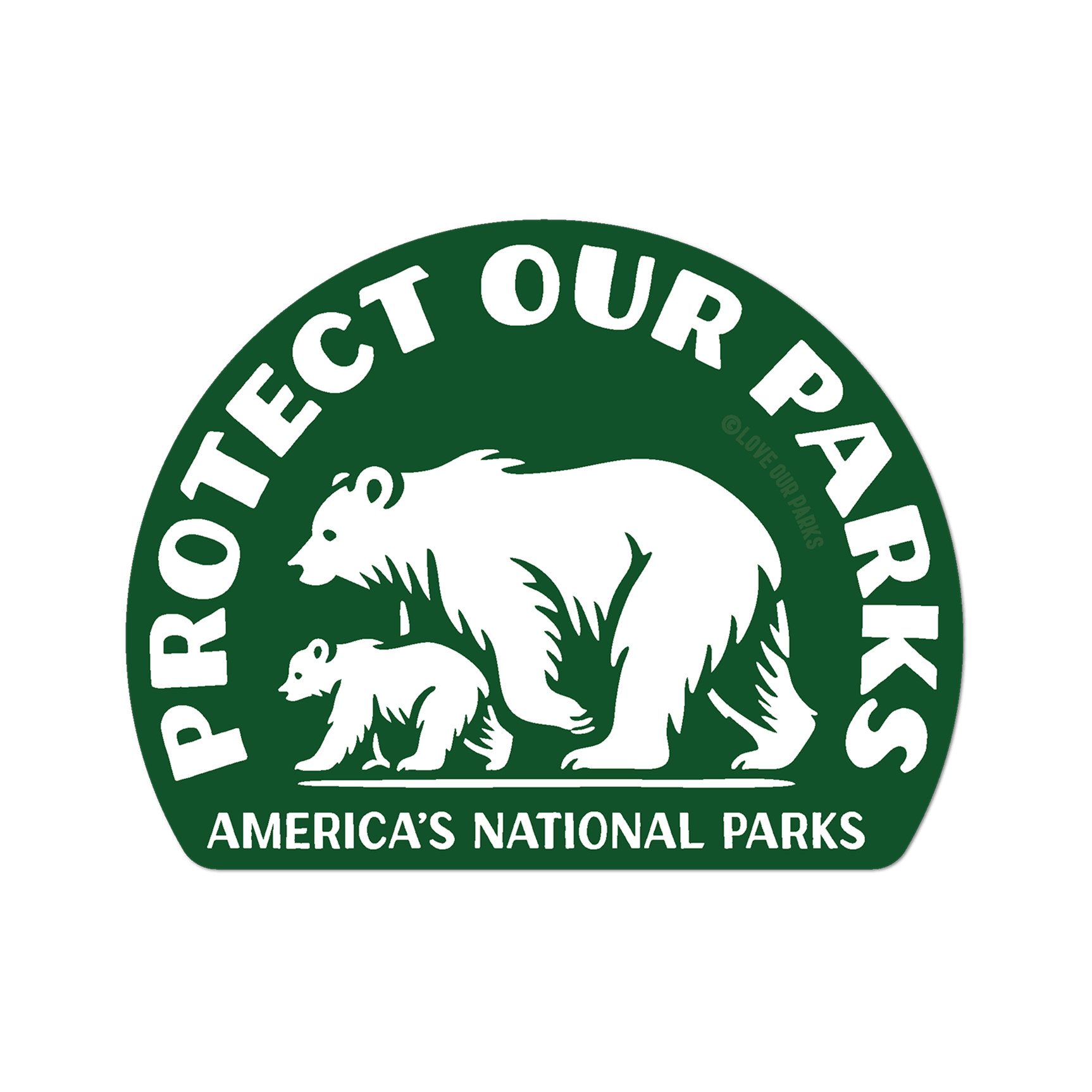 Protect Our Parks Sticker – Love Our Parks