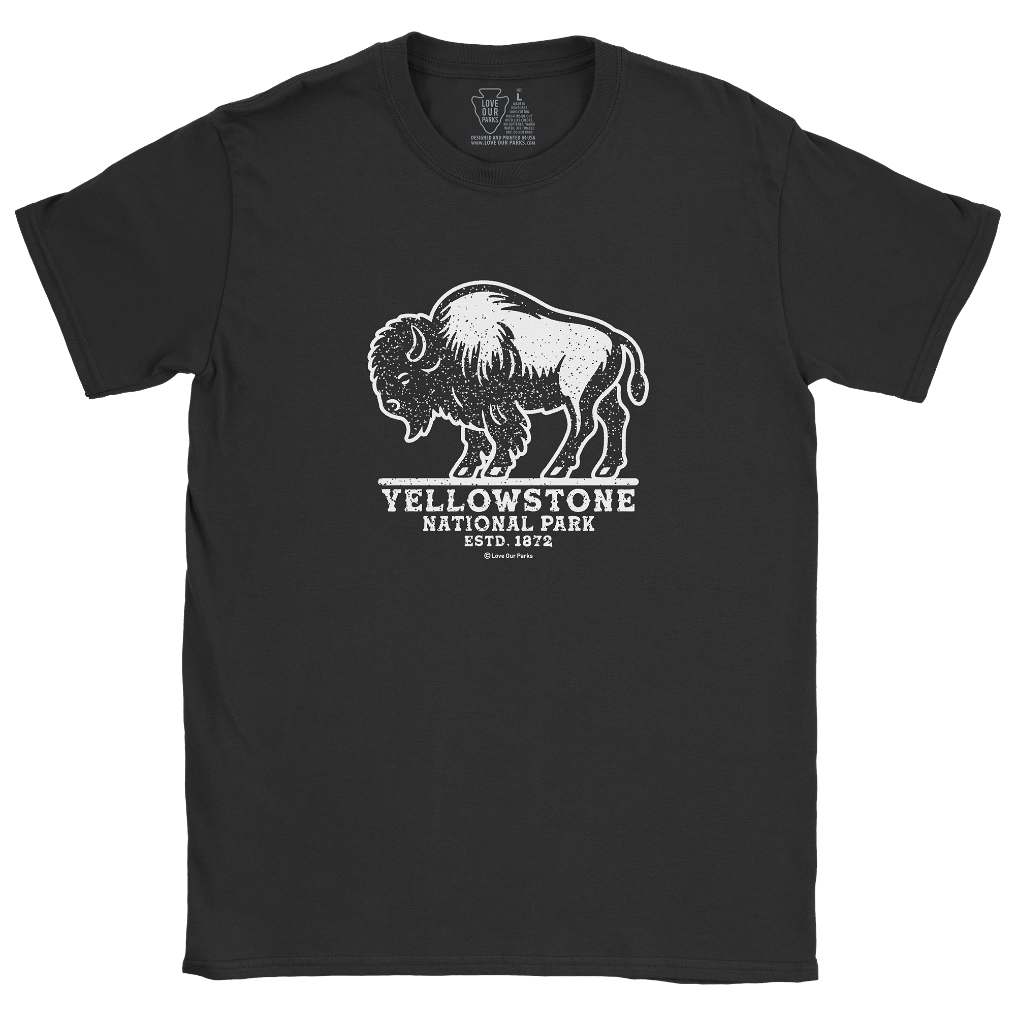 Yellowstone National Park Bison Tee – Love Our Parks