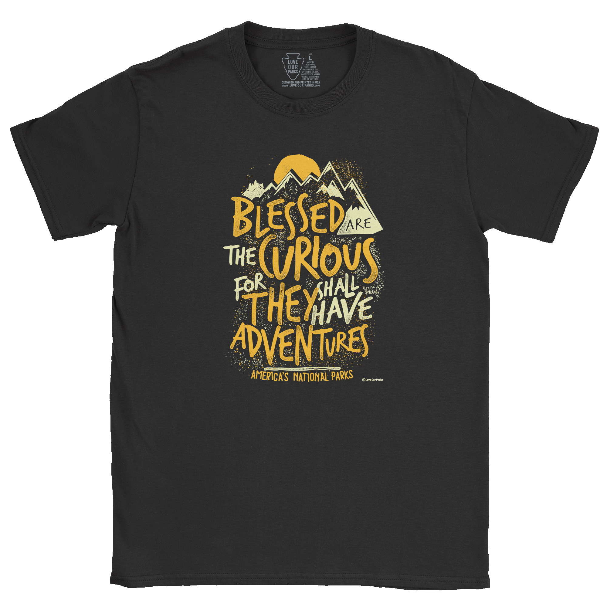 Blessed Are The Curious Tee – Love Our Parks