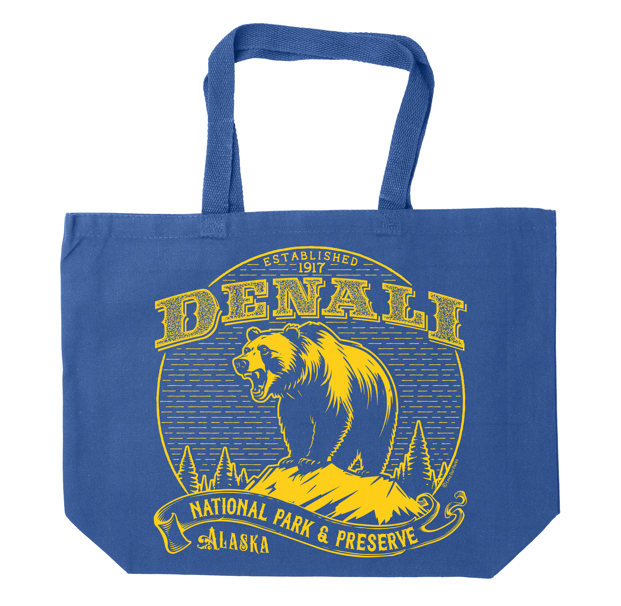 Denali National Park Vintage Tote Bag – Love Our Parks