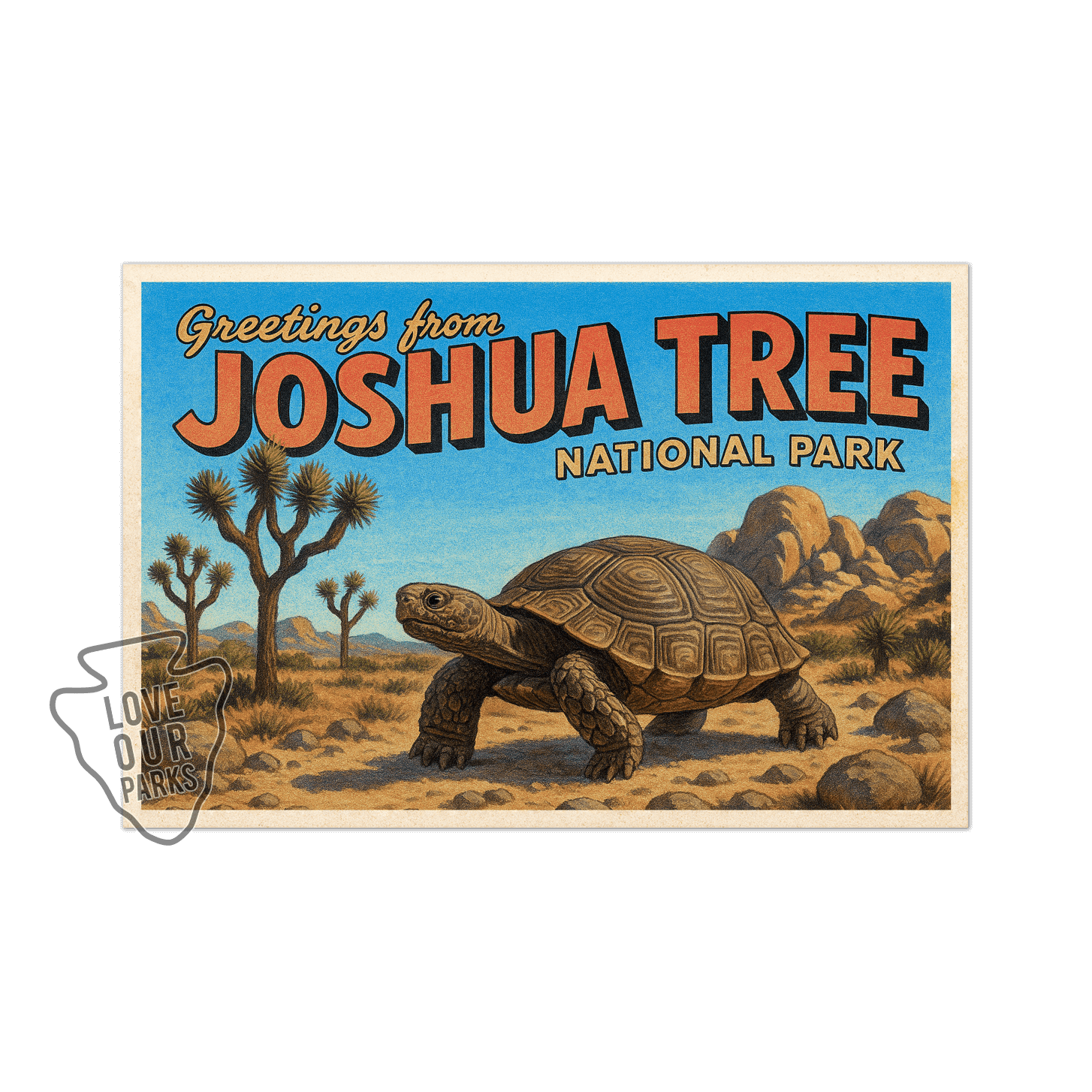 Joshua Tree National Park Postcard Magnet – Love Our Parks