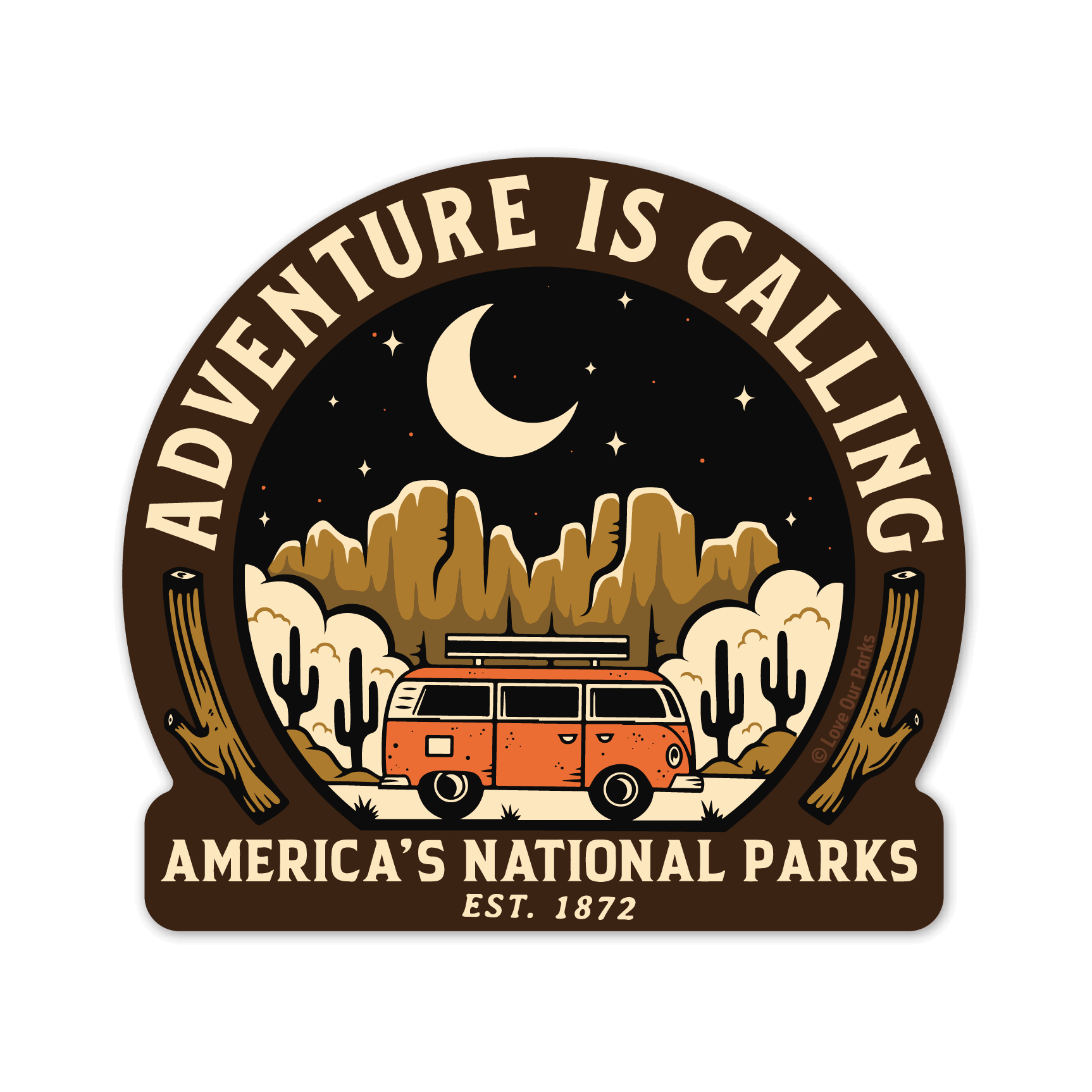 Adventure is Calling Sticker – Love Our Parks