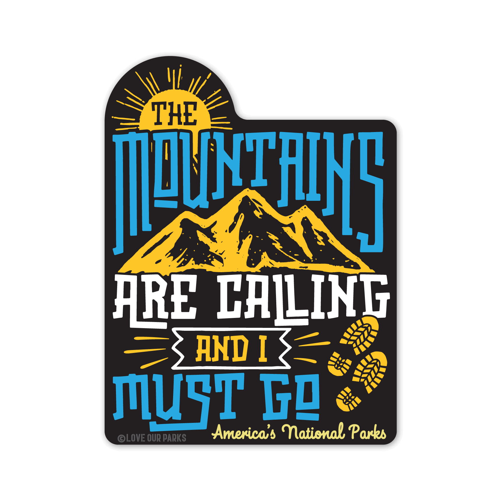 The Mountains Are Calling Sticker – Love Our Parks